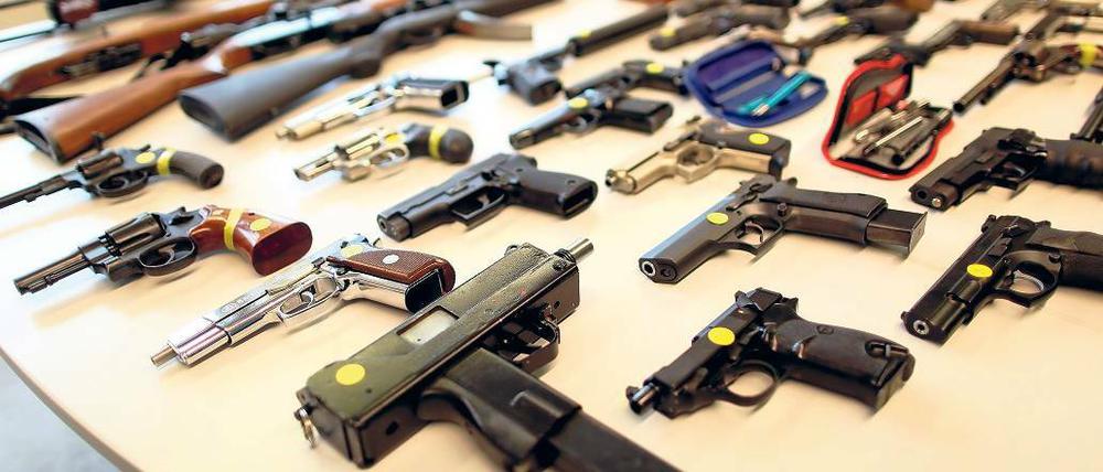 Brandenburg: Mehr als 166 000 Waffen in der Region