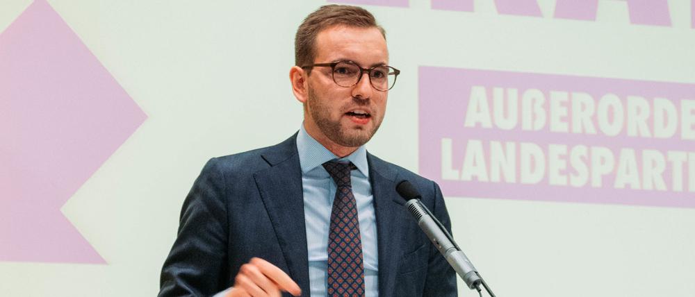 Brandenburgs FDP-Chef Zyon Braun : „Wir brauchen ein Bild für die Zukunft“