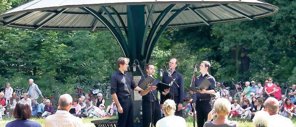 Landeshauptstadt: Picknick im Wildpark