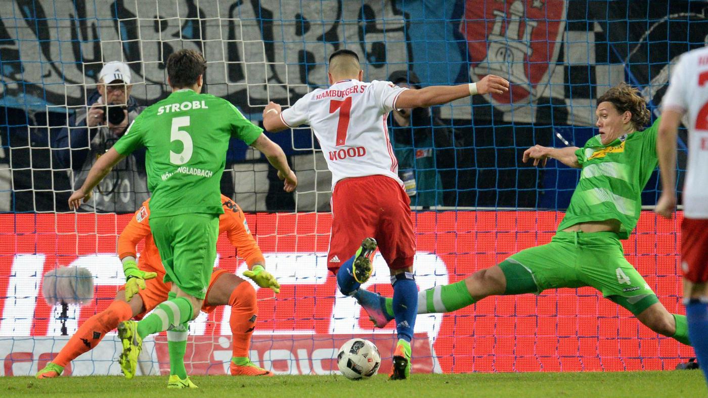 24. Spieltag der Bundesliga: HSV erzwingt wichtigen Sieg gegen Gladbach