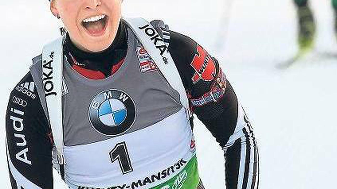 Biathlon: Neuner sprintet zu Gold