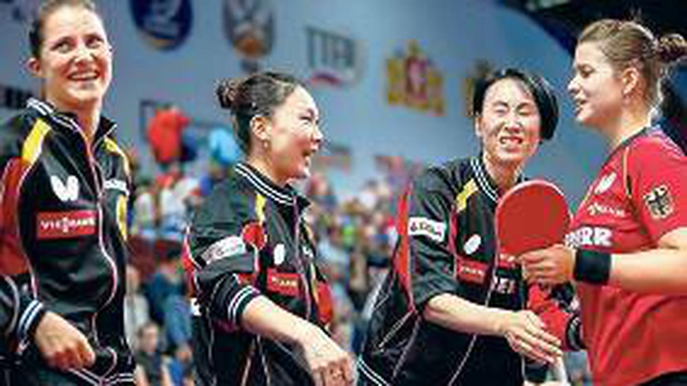 Tischtennis-EM: Frauen besiegen Rumänien im EM-Finale