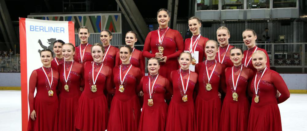 Synchroneislauf: Das Team Berlin 1 bildet auf dem Eis die perfekte Harmonie